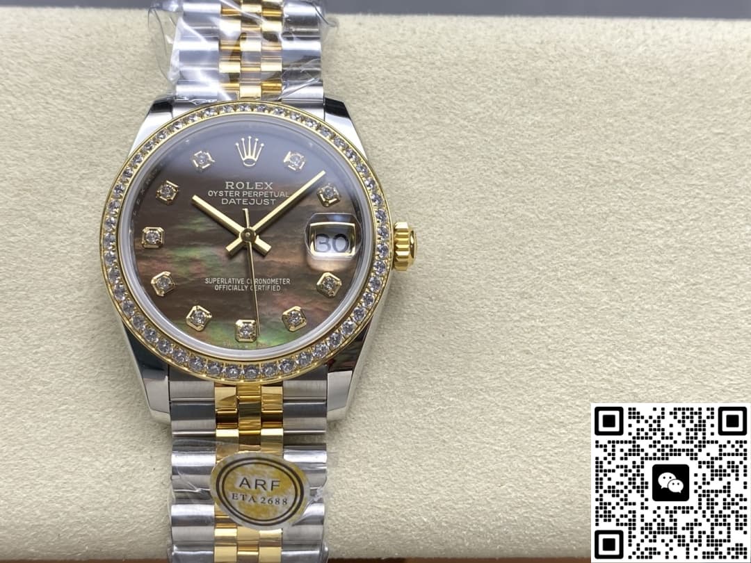 AAA Replica Rolex Datejust m278383rbr-0024 AR Factory Gold Steel Strap ...